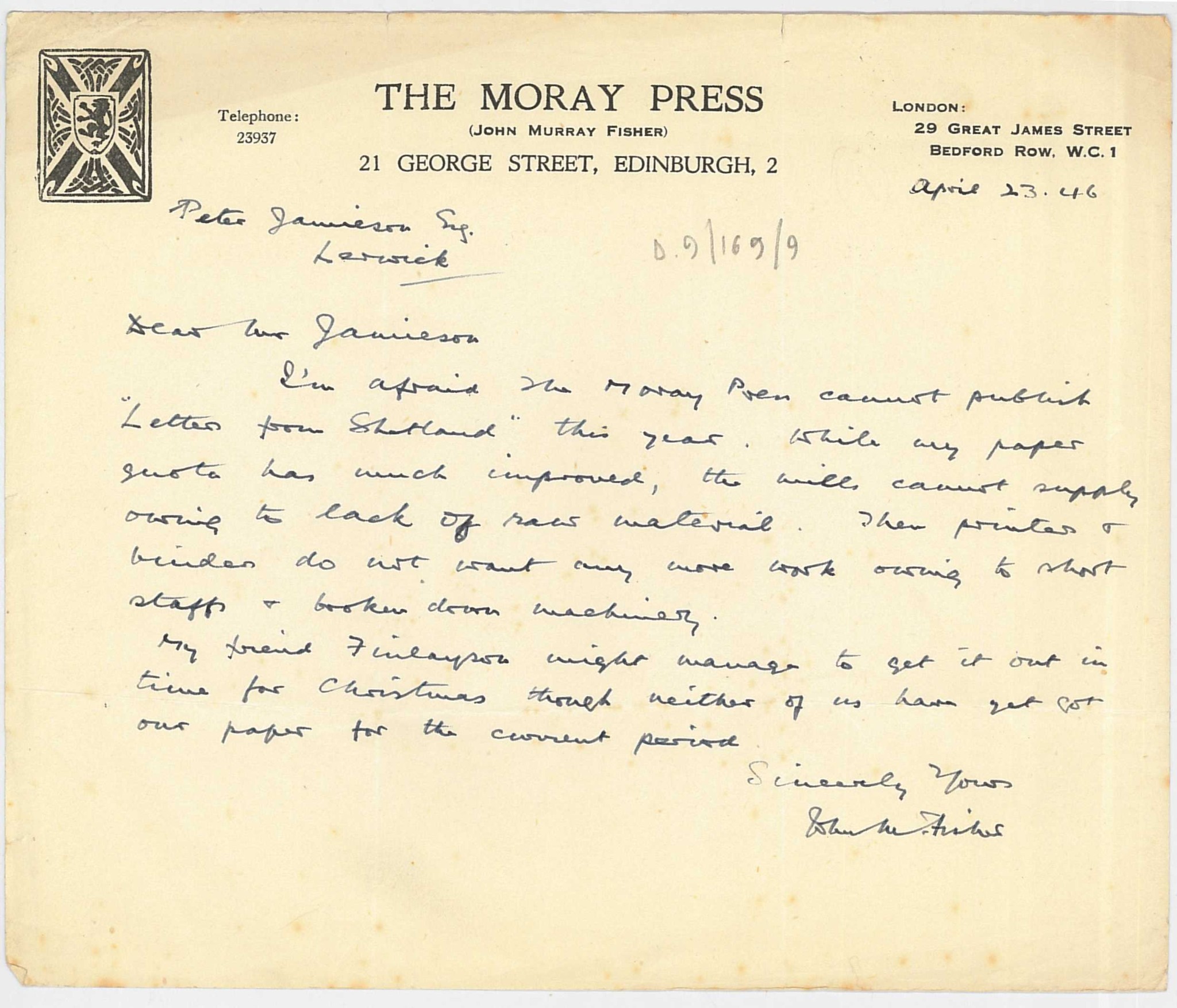 Letters on Shetland | Shetland Museum & Archives