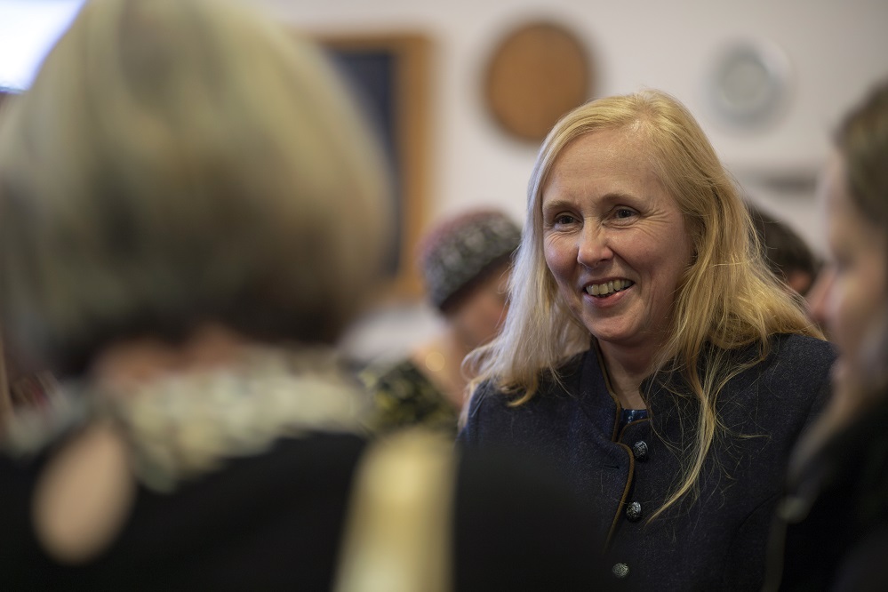 Celebrating the Buggiflooer Beanie launch | Shetland Museum & Archives