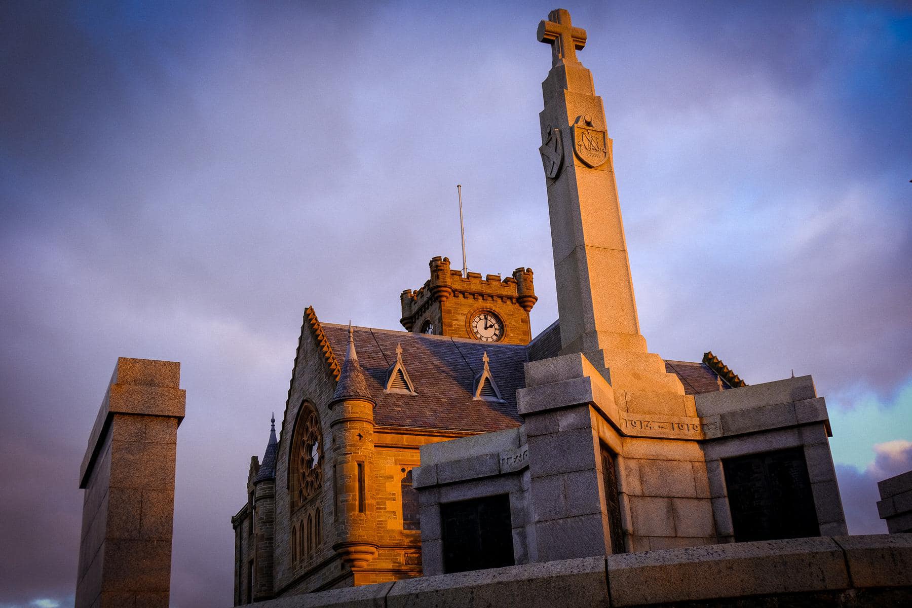 Shetland's War Memorial - constructed by William Horne | Shetland Museum & Archives