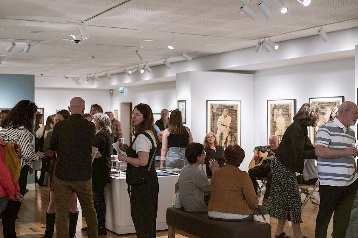 Opening event of Ron Sandford’s new exhibition draws a big crowd ...